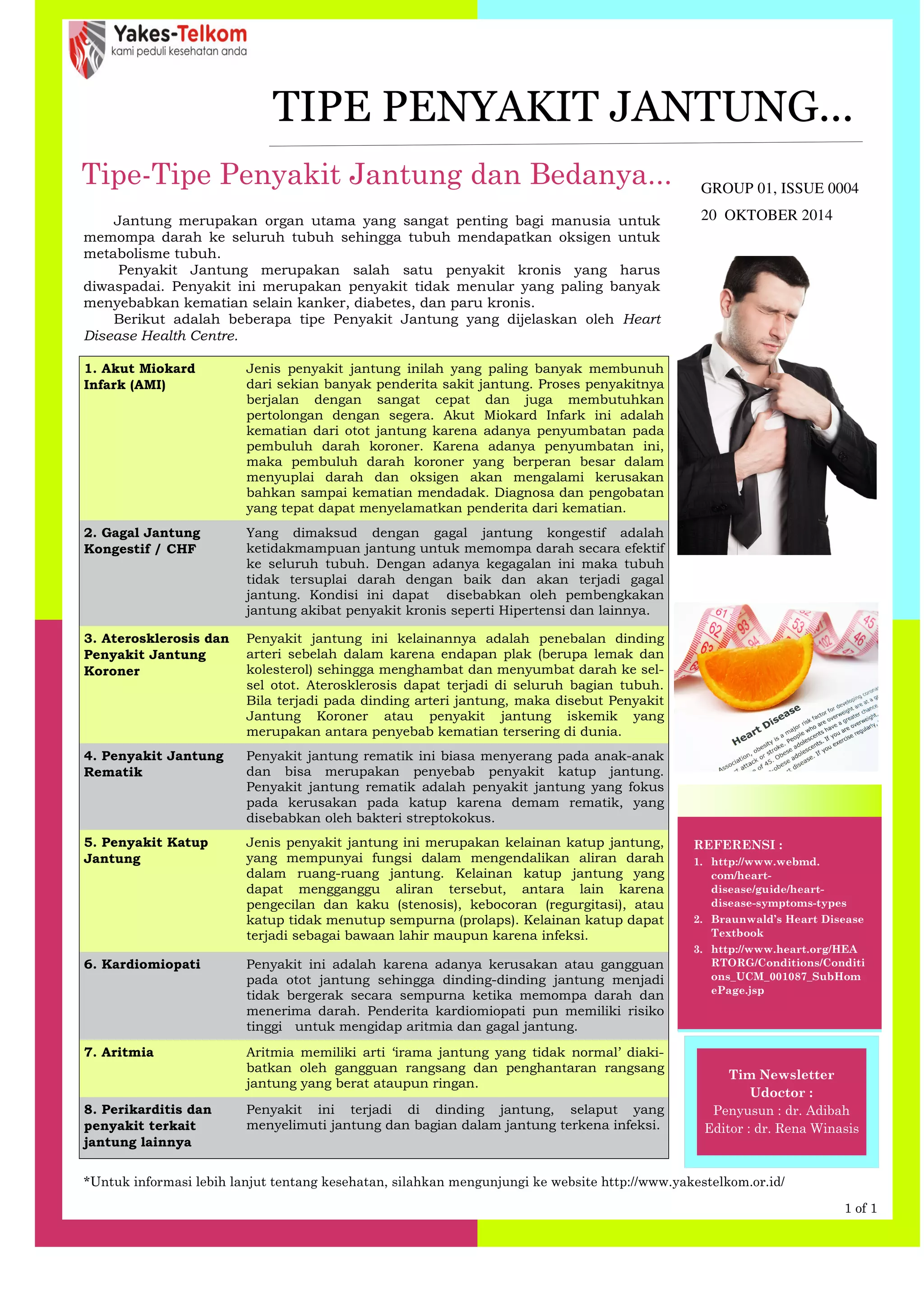 Tipe tipe penyakit jantung | PDF