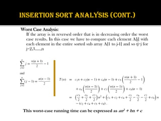 01. design & analysis of agorithm intro & complexity analysis | PPT