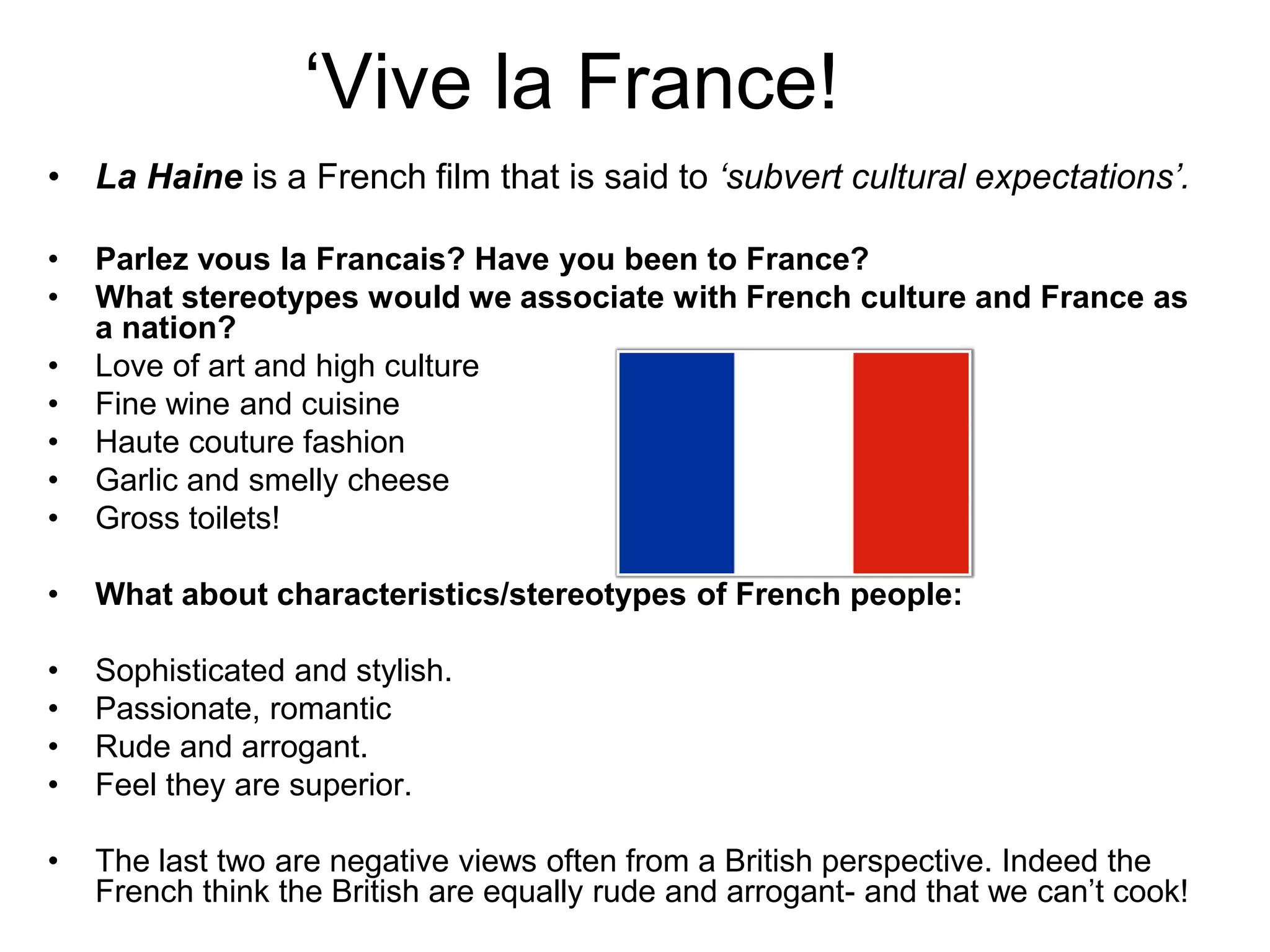 La Haine Intro | PPTX
