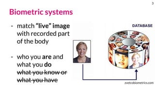 Privacy and ethical issues in Biometric Systems | PDF