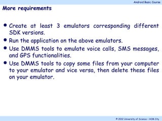 Android Development 1: Hello World | PPT