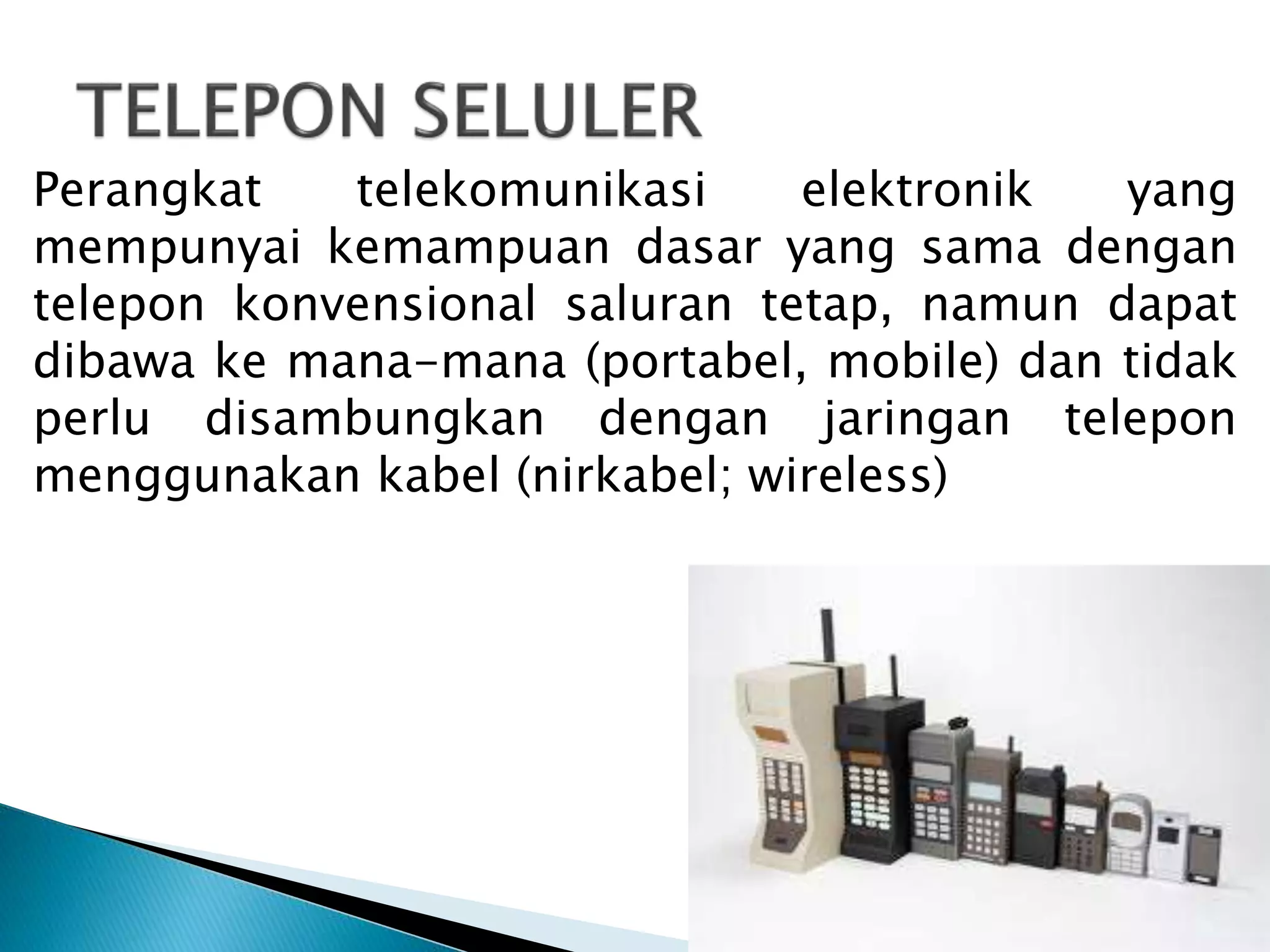 01. telepon sebagai alat telekomunikasi | PPTX