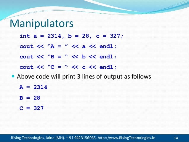 01. introduction to C++