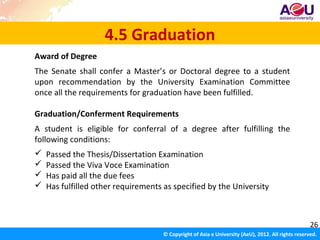 01. starting guide to postgraduate degrees by research | PPT