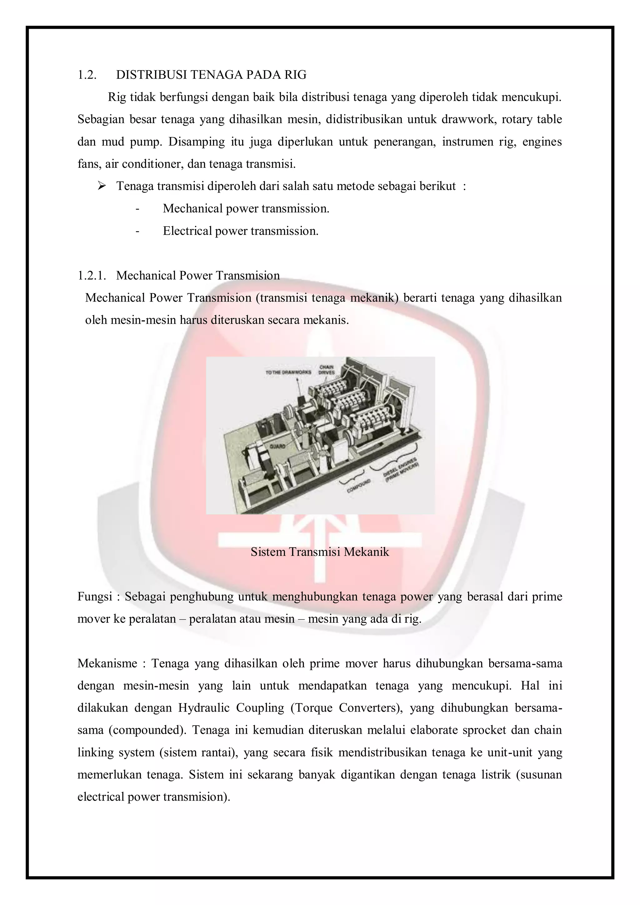 01. drilling rig sistem tenaga power system ok | PDF
