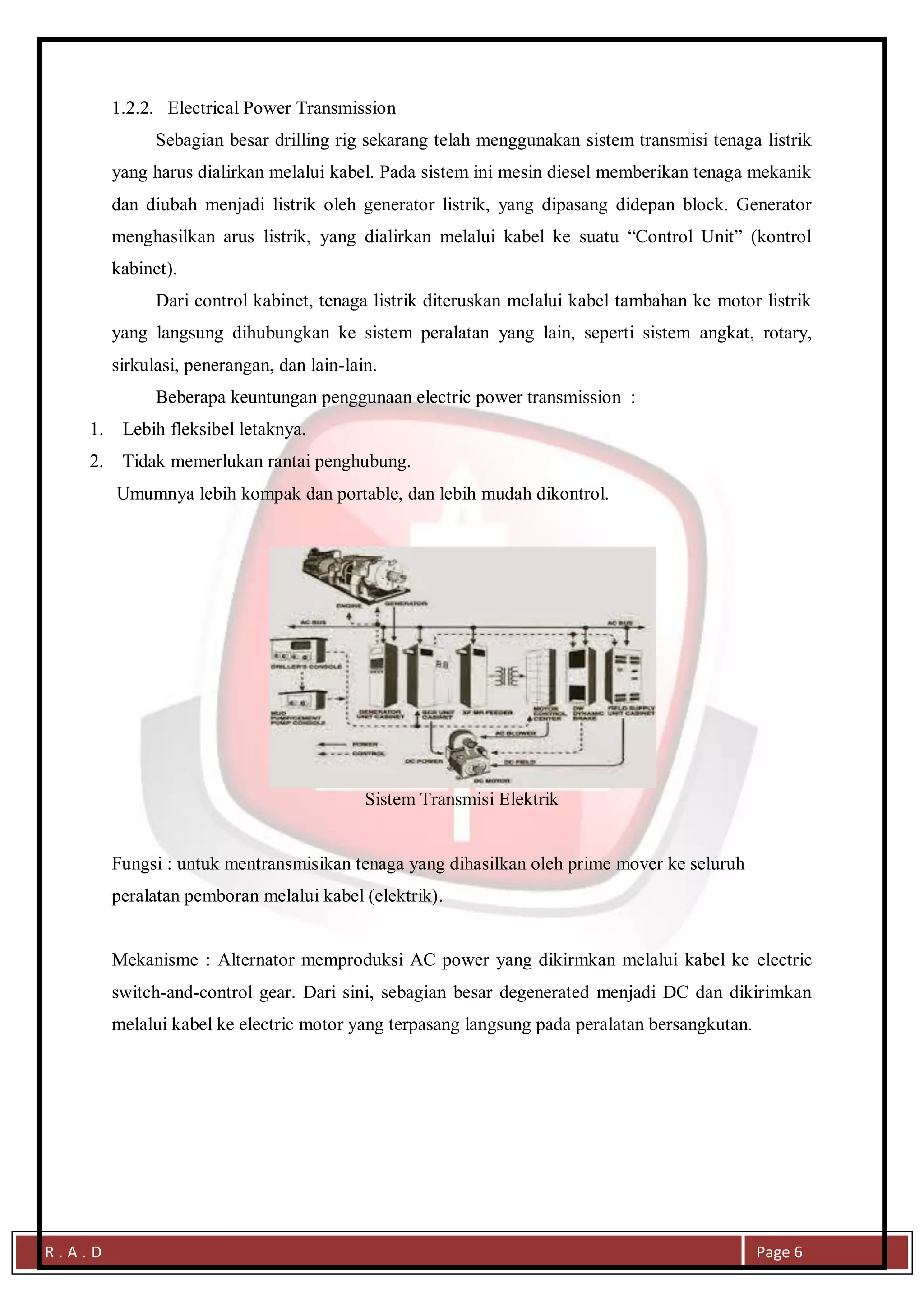 01. drilling rig sistem tenaga power system ok | PDF