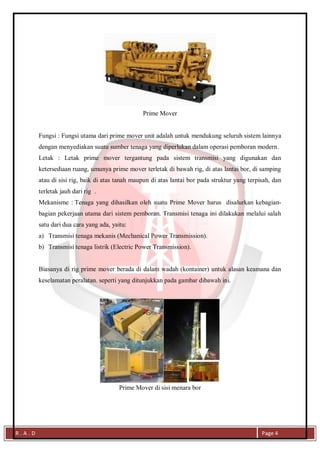 01. drilling rig sistem tenaga power system ok | PDF