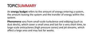 CAMBRIDGE AS GEOGRAPHY REVISION: ATMOSPHERE AND WEATHER - 2.1 LOCAL ...