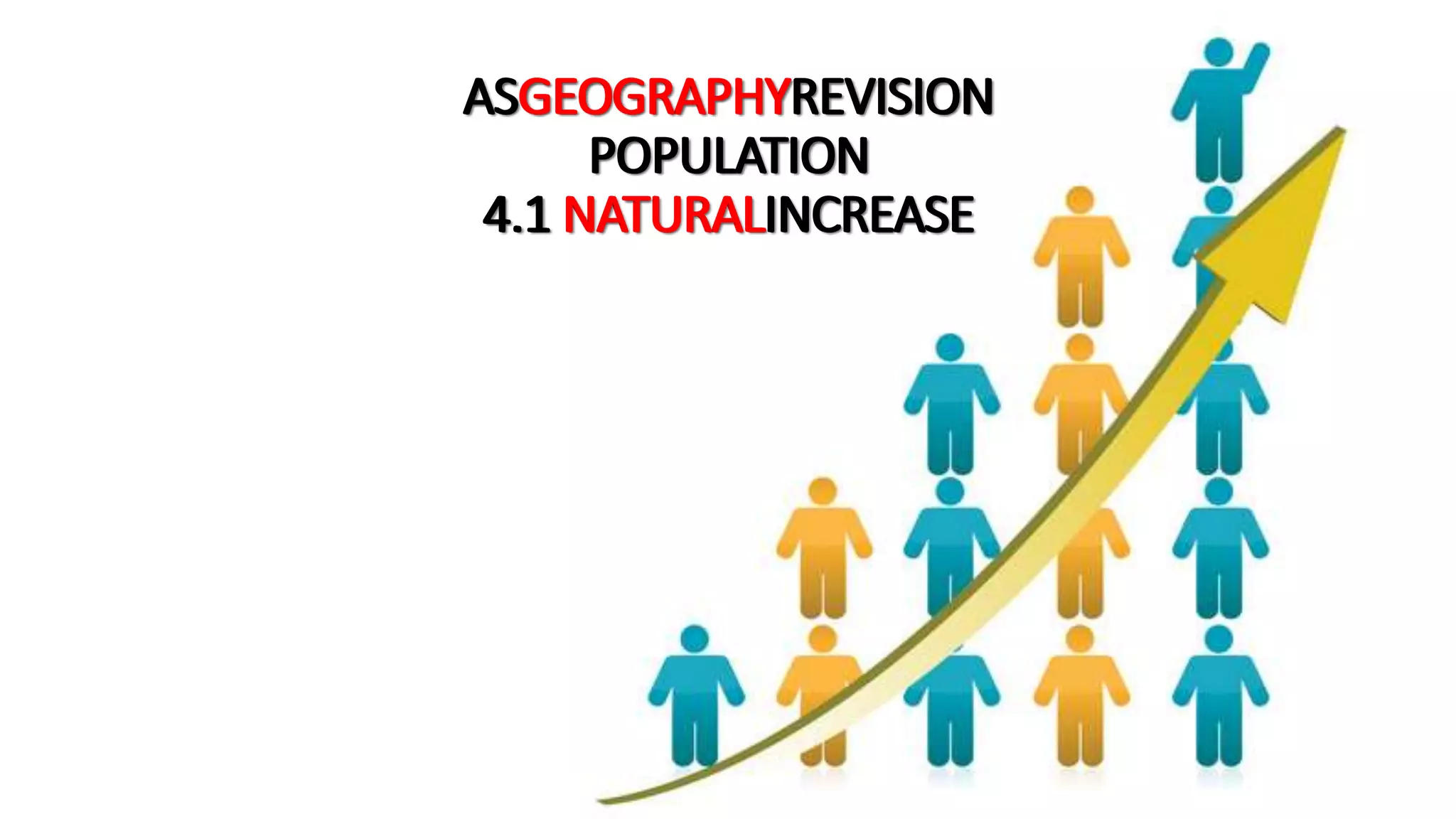 CAMBRIDGE AS GEOGRAPHY REVISION: POPULATION - 4.1 NATURAL INCREASE | PPTX