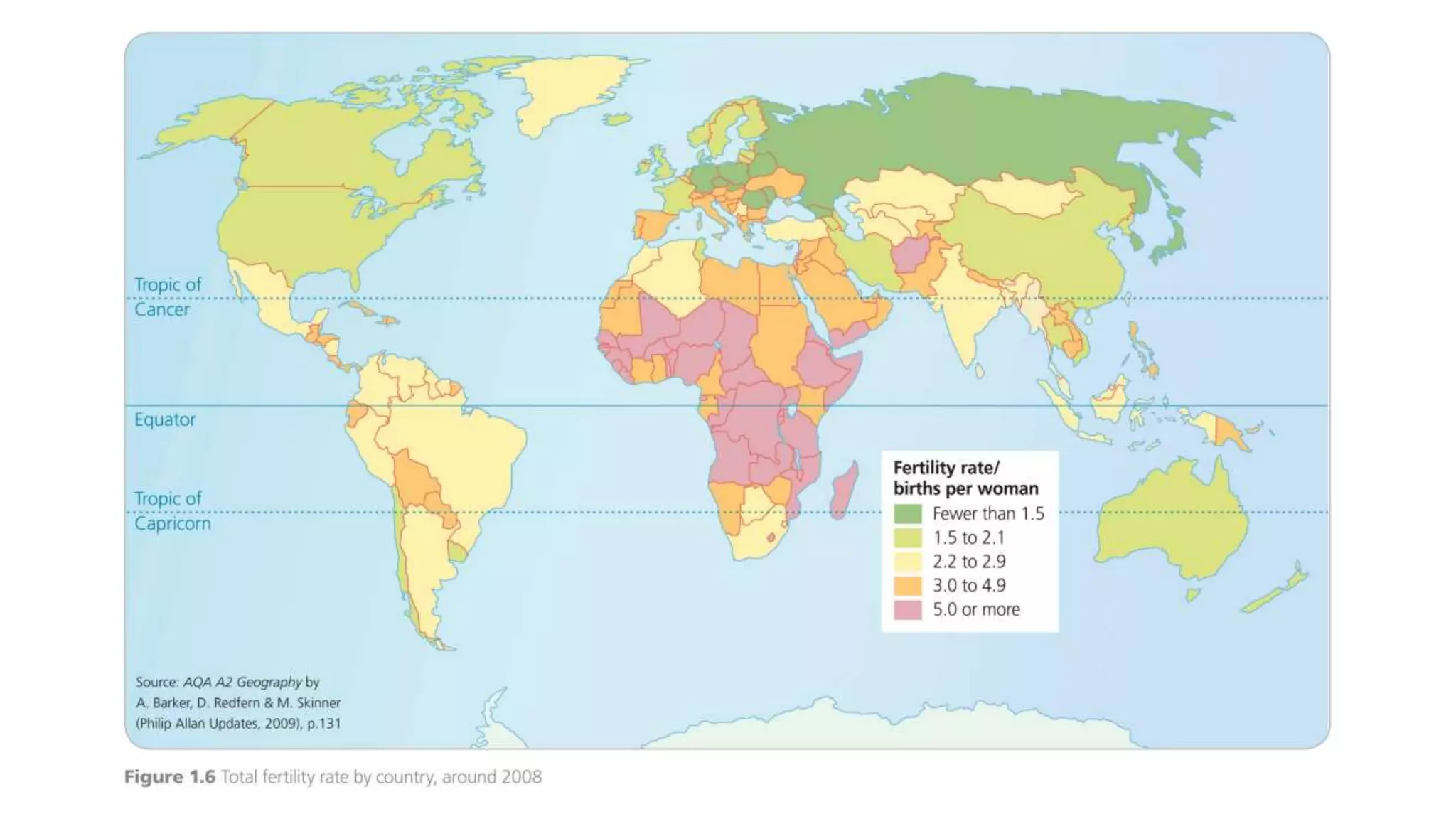 CAMBRIDGE AS GEOGRAPHY REVISION: POPULATION - 4.1 NATURAL INCREASE | PPTX