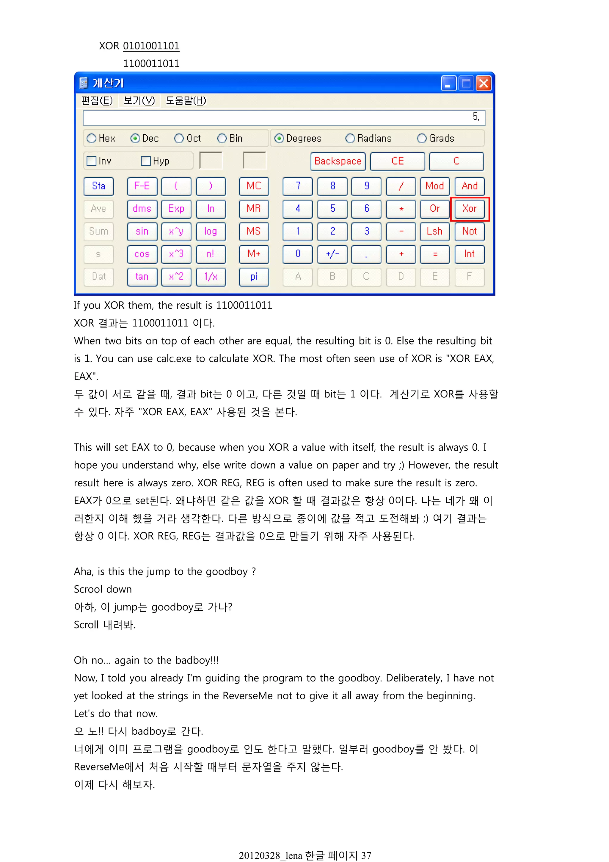 01.olly assembler patching a basic reverseme hangul | PDF