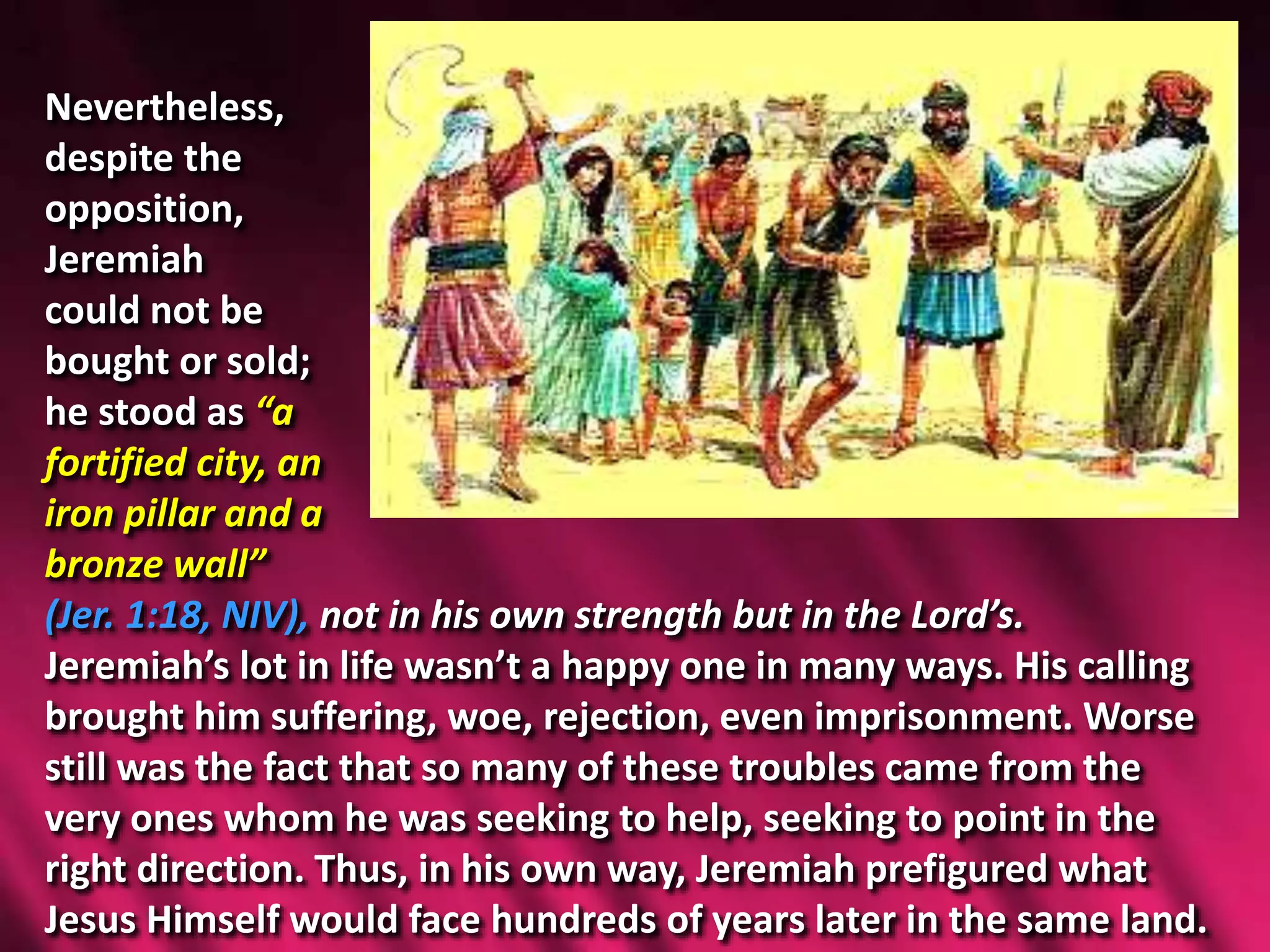 01. the prophetic calling of jeremiah | PPTX