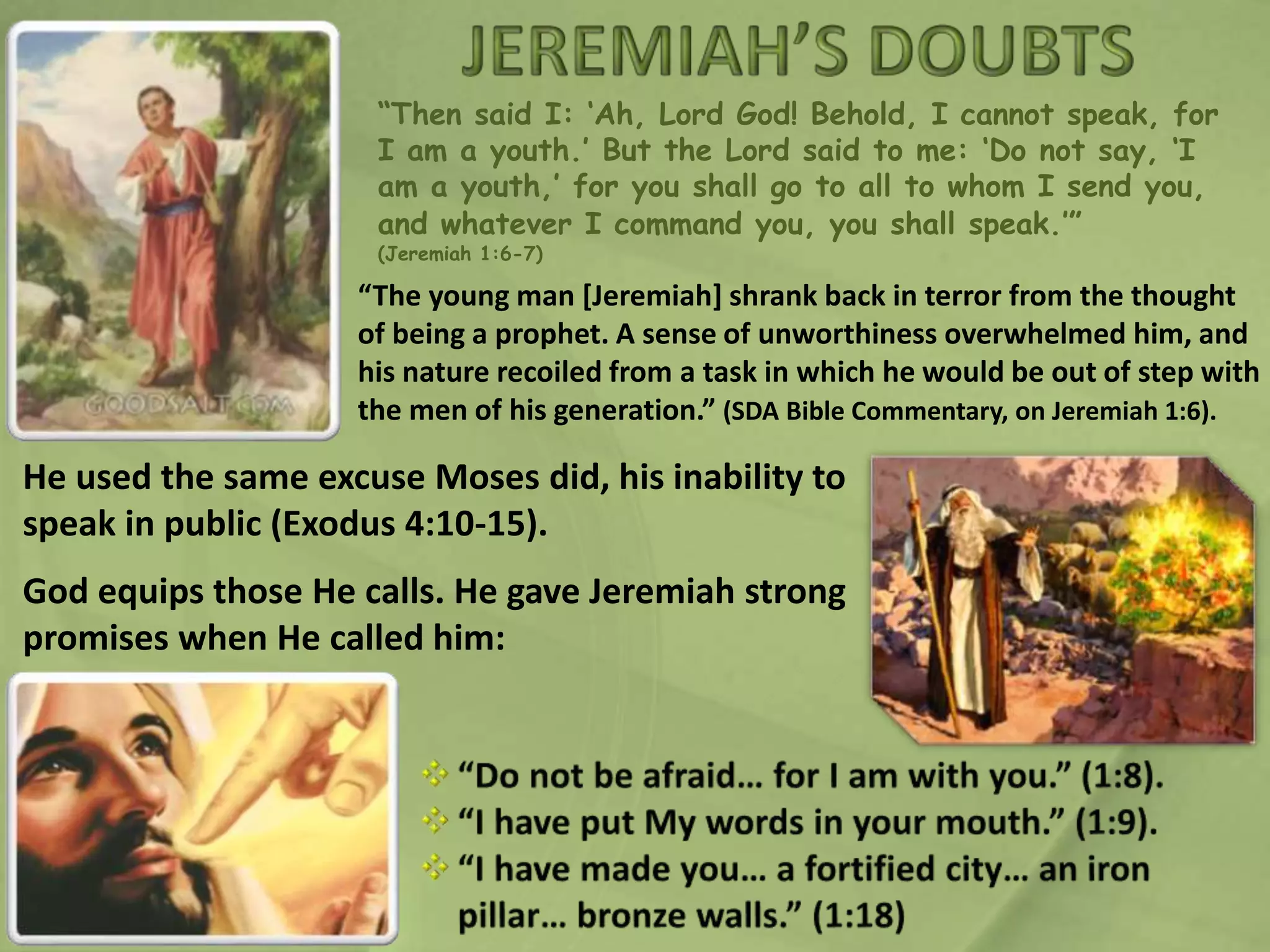 01. the prophetic calling of jeremiah | PPTX