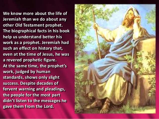 01. the prophetic calling of jeremiah