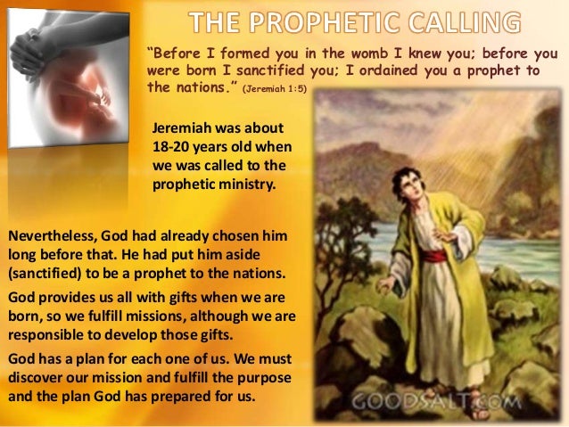 01. the prophetic calling of jeremiah