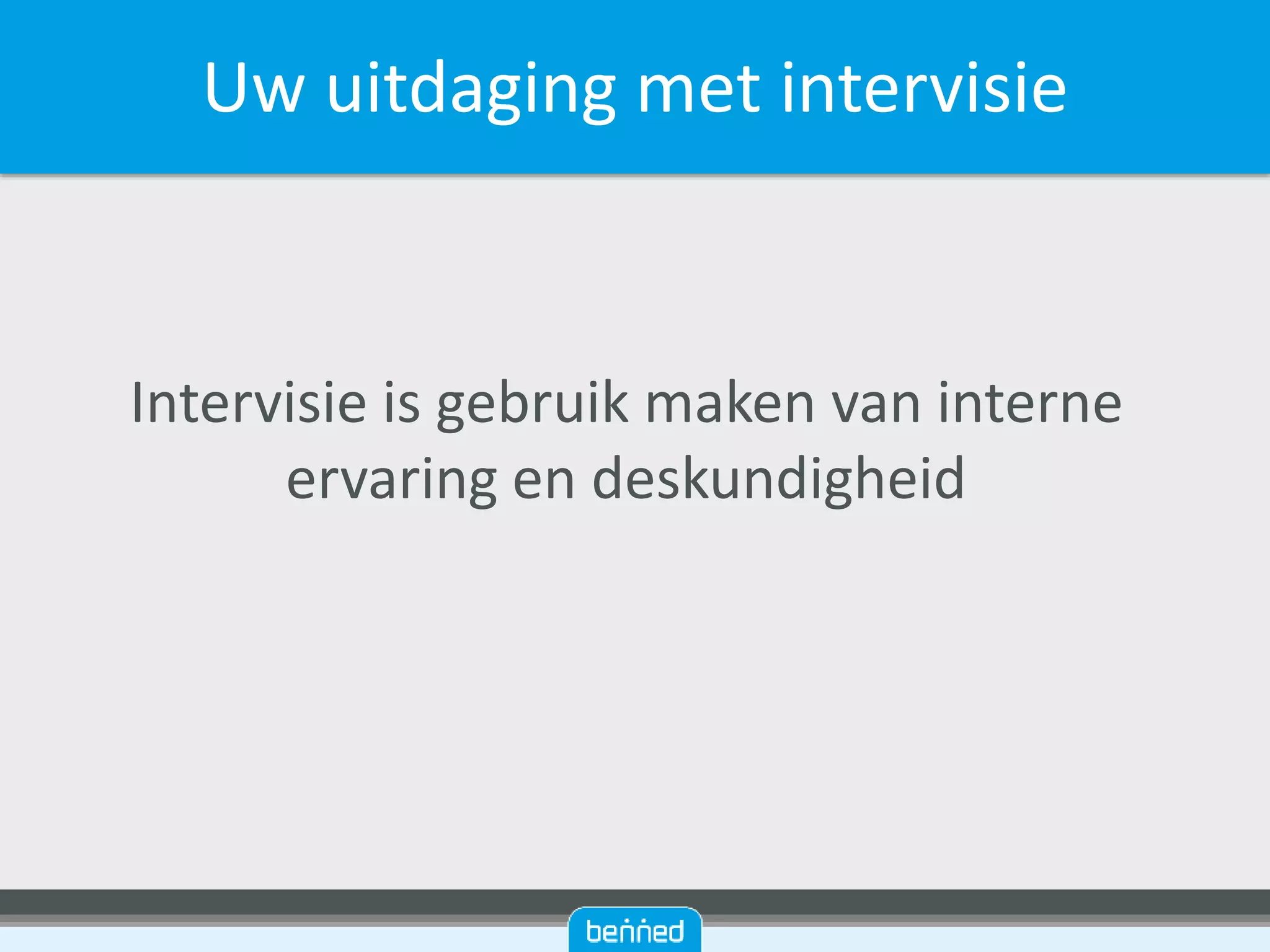 Intervisie met de A4 methode | PPTX