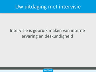 Intervisie met de A4 methode | PPTX