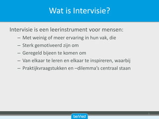 Intervisie met de A4 methode | PPTX