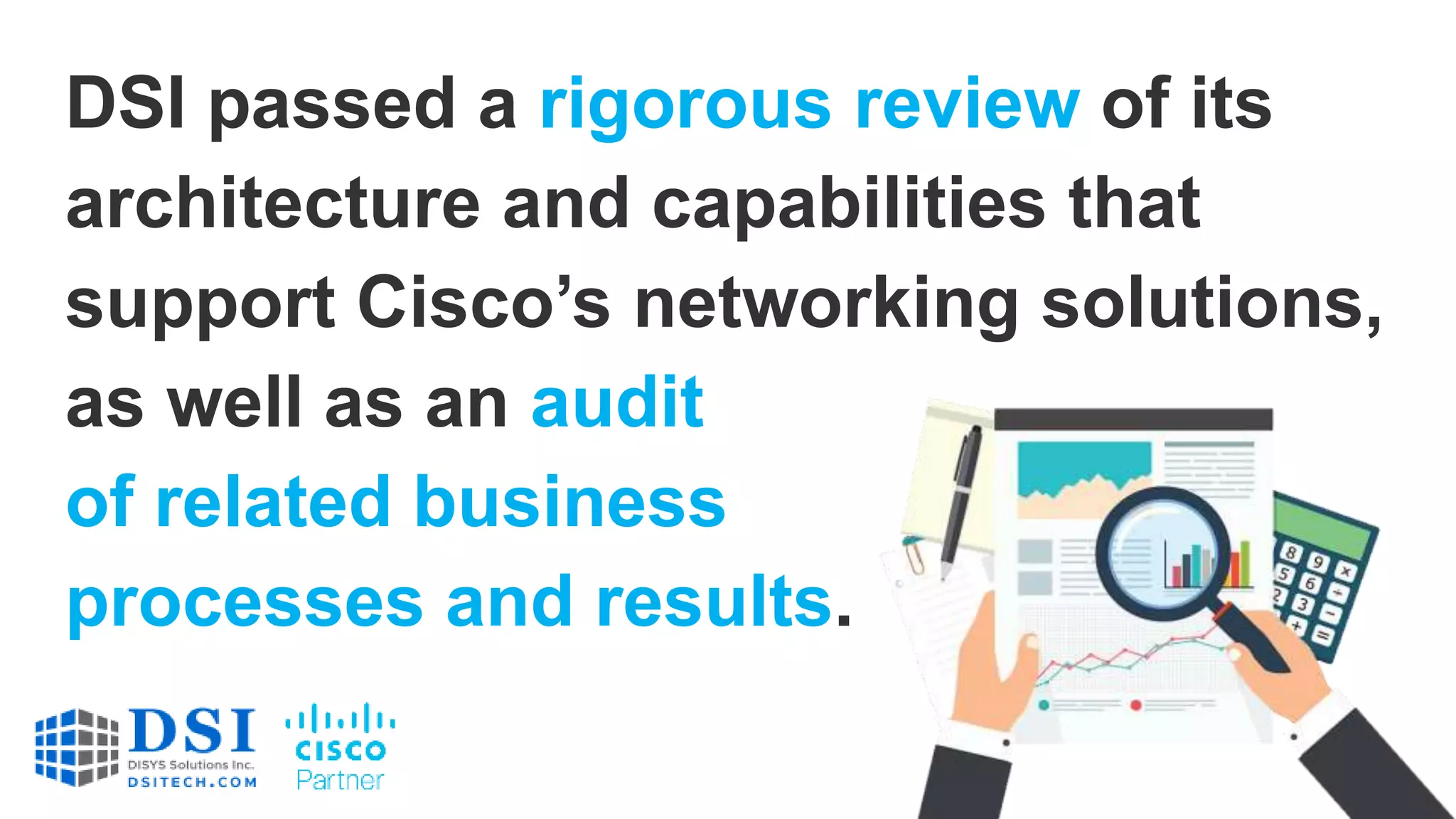 DSI Achieves Cisco Master Networking Specialization | PPTX ...