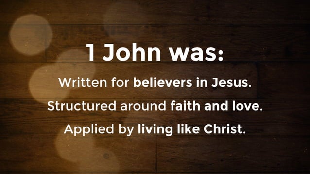 1 John Overview | PDF