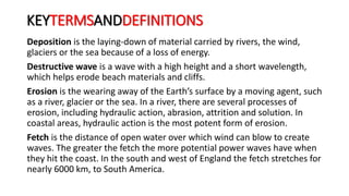 CAMBRIDGE GEOGRAPHY A2 REVISION - COASTAL ENVIRONMENTS: 8.1 WAVES ...