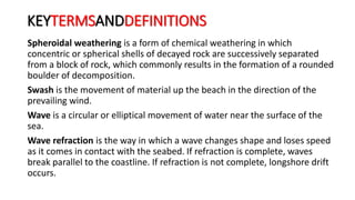 CAMBRIDGE GEOGRAPHY A2 REVISION - COASTAL ENVIRONMENTS: 8.1 WAVES ...