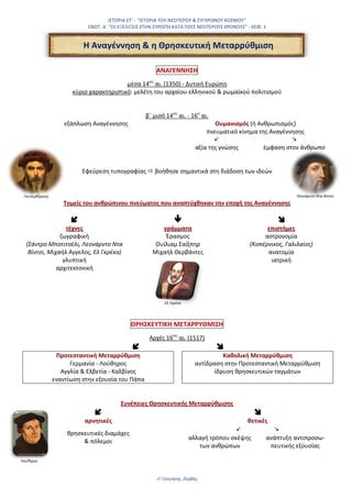 ΣΧΕΔΙΑΓΡΑΜΜΑΤΑ ΙΣΤΟΡΙΑΣ- ΣΤ΄ΤΑΞΗΣ | PDF