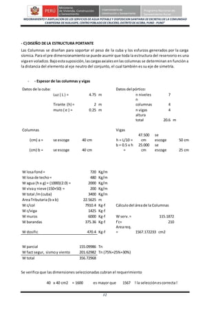 01. estructural reservorio elevado - rep 42m3 20 | DOCX