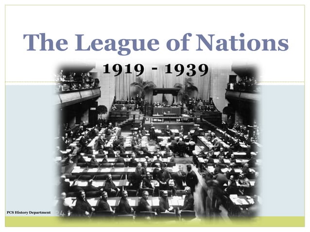 CAMBRIDGE IGCSE/AS HISTORY: THE LEAGUE OF NATIONS 1919-1939 | PPTX ...