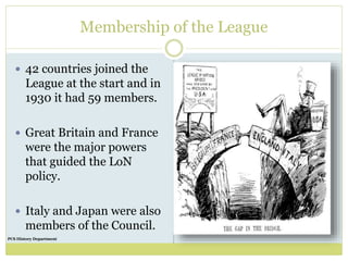 CAMBRIDGE IGCSE/AS HISTORY: THE LEAGUE OF NATIONS 1919-1939 | PPTX