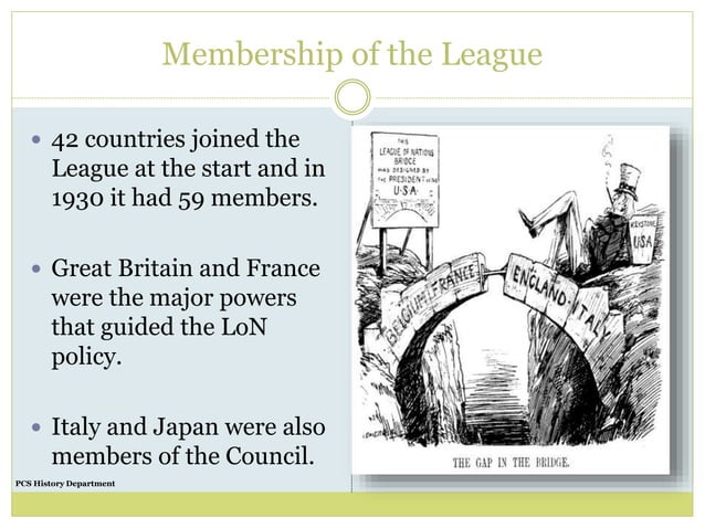CAMBRIDGE IGCSE/AS HISTORY: THE LEAGUE OF NATIONS 1919-1939 | PPTX ...