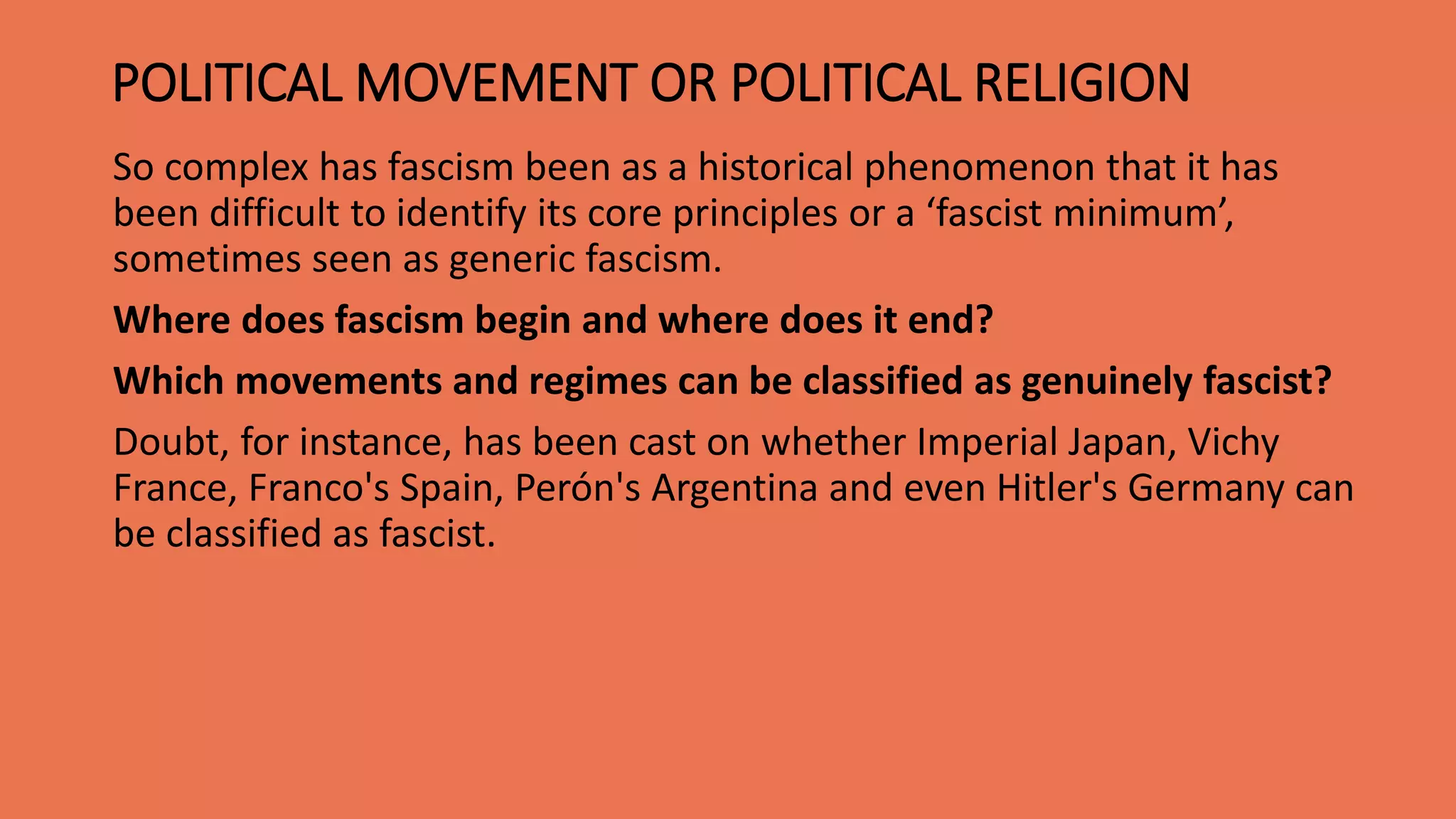 FASCISM | PPTX
