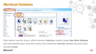 01. pengenalan ms access | PPTX