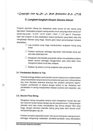 01. hole geometry selection | PDF