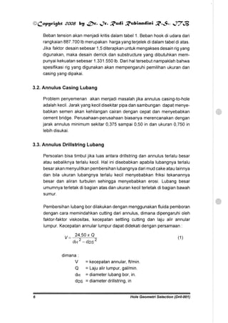 01. hole geometry selection | PDF
