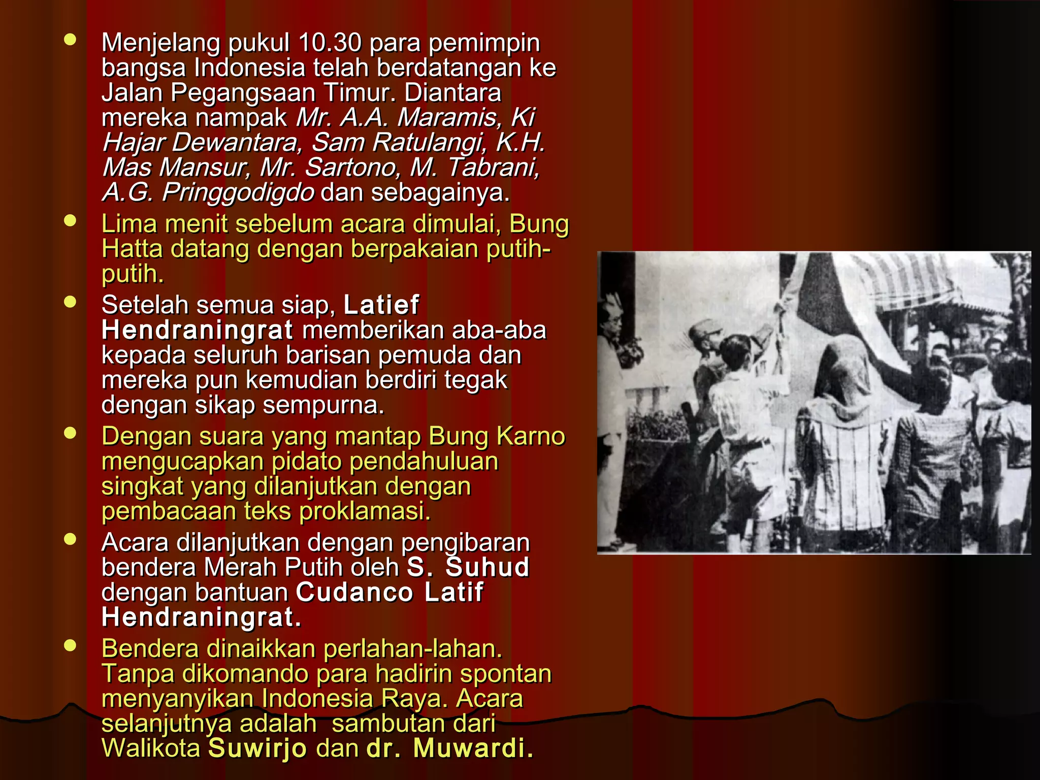 peristiwa sekitar proklamasi | PPT
