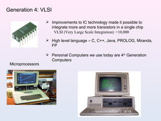Introduction to computer - History - Generation | PPT