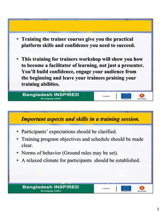 01. training of trainers | PDF