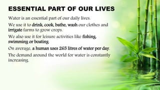 SUSTAINABILITY: WORLD'S WATERWAYS AND WATER'S IMPORTANCE | PPTX