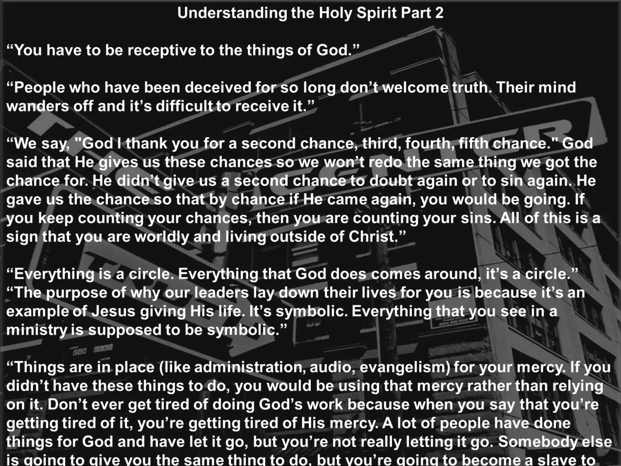Understanding the Holy Spirit Part 2 | PPT