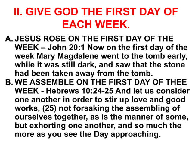 first and foremost | PPT