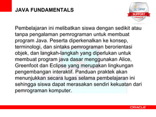 01. Pengenalan OA Java Fundamentals | PPTX