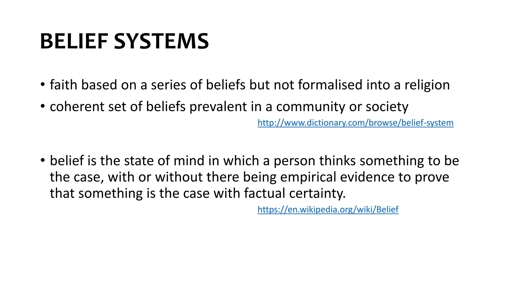 GLOBAL PERSPECTIVE CAMBRIDGE IGCSE: BELIEF SYSTEMS | PPTX