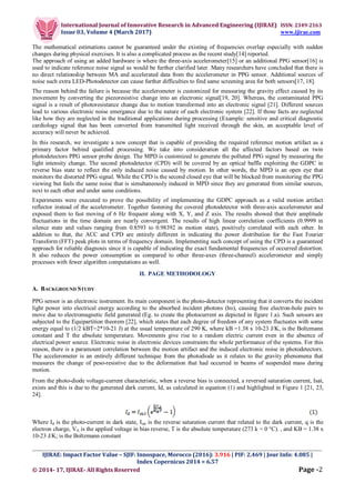 A Novel Approach for Precise Motion Artefact Detection in Photoplethysmograph Signal Processing ...