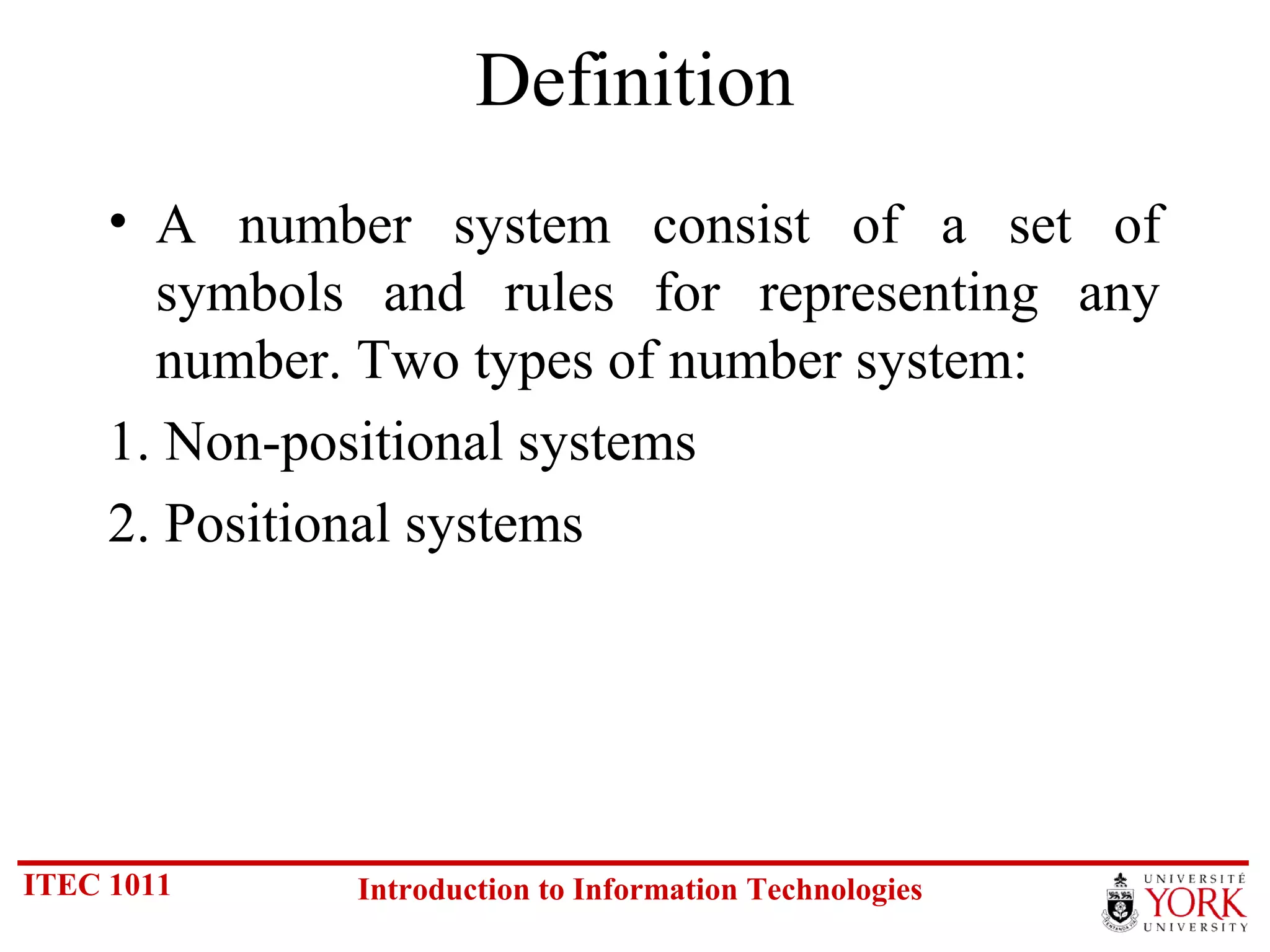 Number systems | PPT