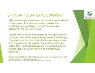 Global, Regional, and National SRI Network | PPT