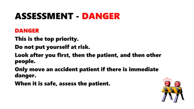 FIRST AID: ASSESSMENT | PPTX