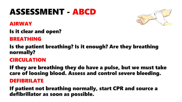 FIRST AID: ASSESSMENT | PPTX