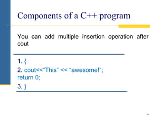 Beginner C++ easy slide and simple definition with questions | PPT