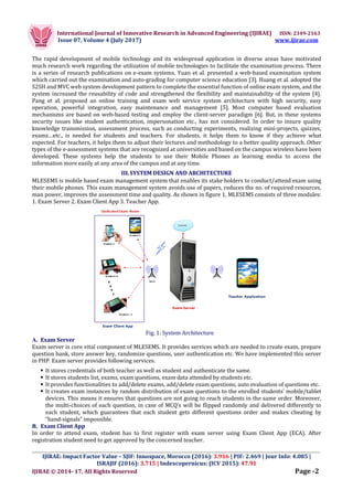 M-Learning Enabled Secure Exam Management Systems (MLESEMS) | PDF